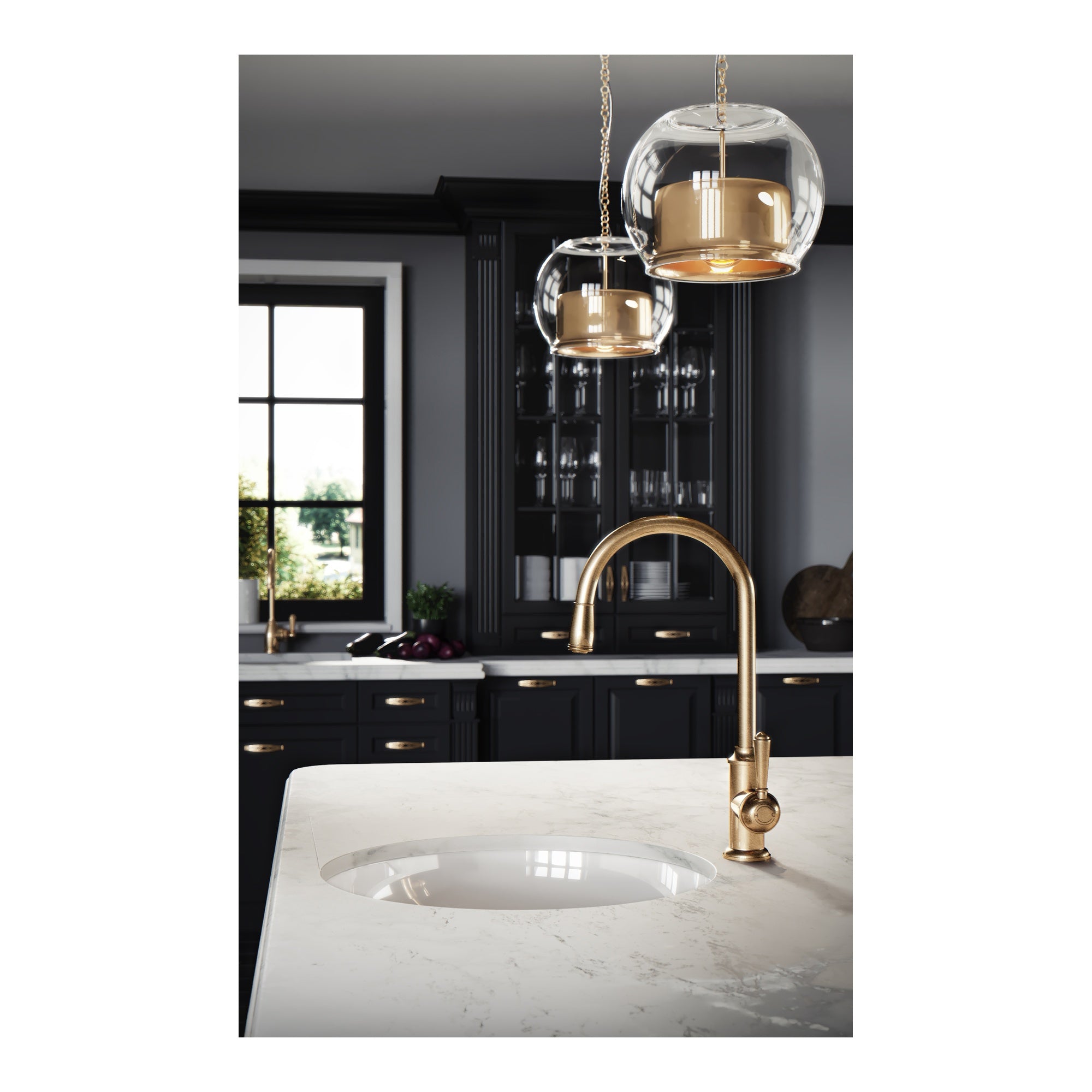 Winslow Kitchen Mixer w Pull Out Spray and Metal Lever and Pullout Spr ...