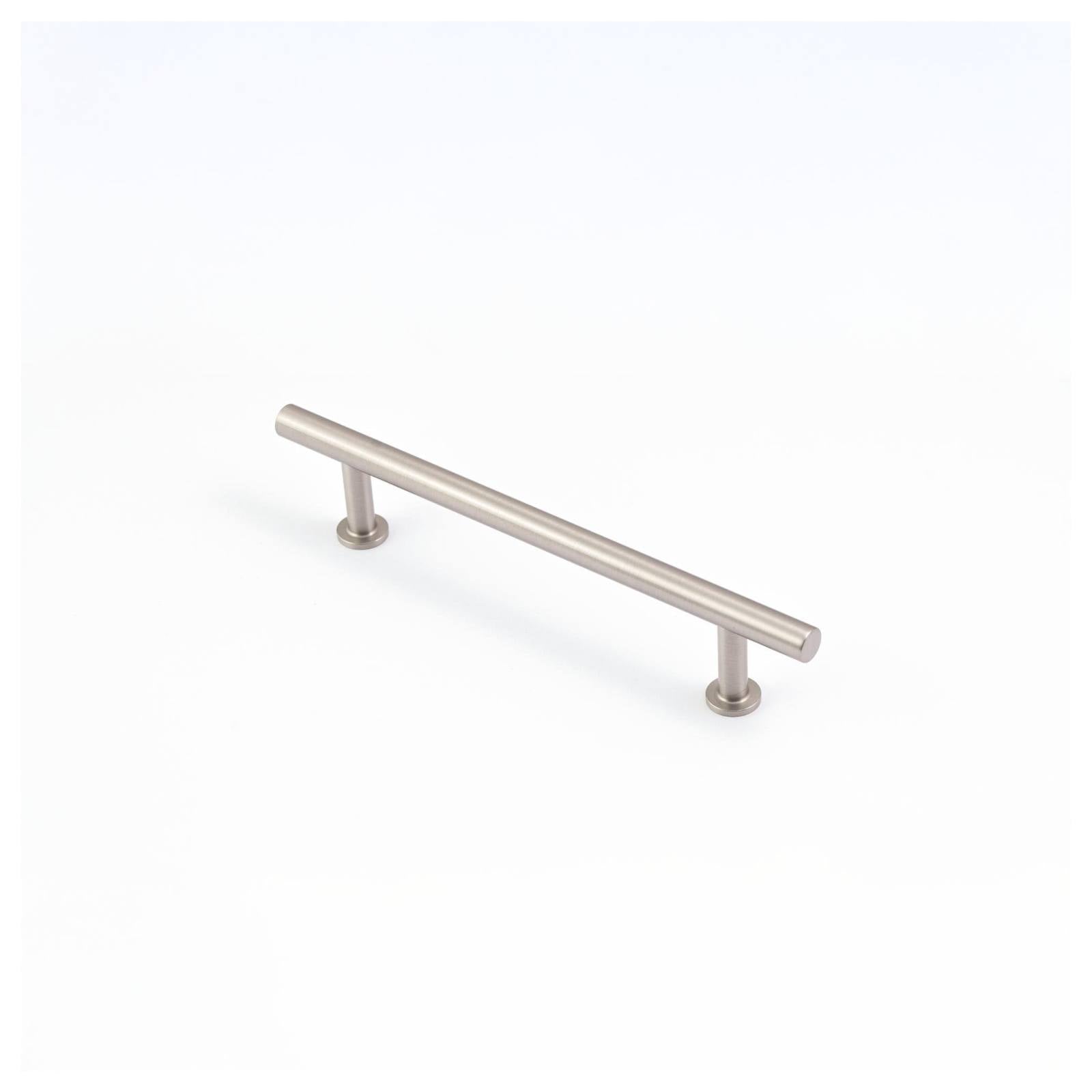 Strand 128mm Solid Brass Handle, Dull Brushed Nickel – Schots Home Emporium