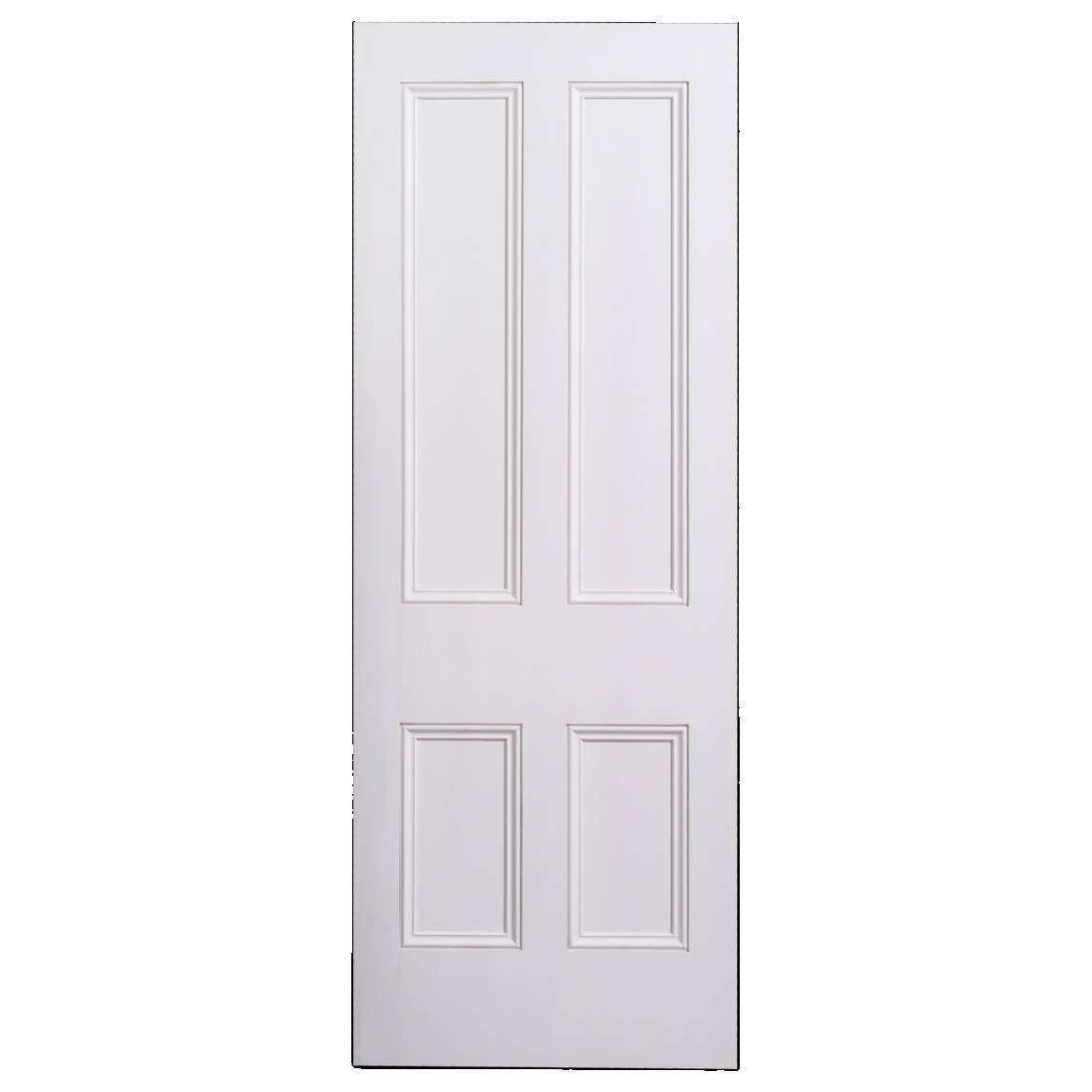 Nicholson Internal 4 Panel 77cm Door, MDF White – Schots Home Emporium