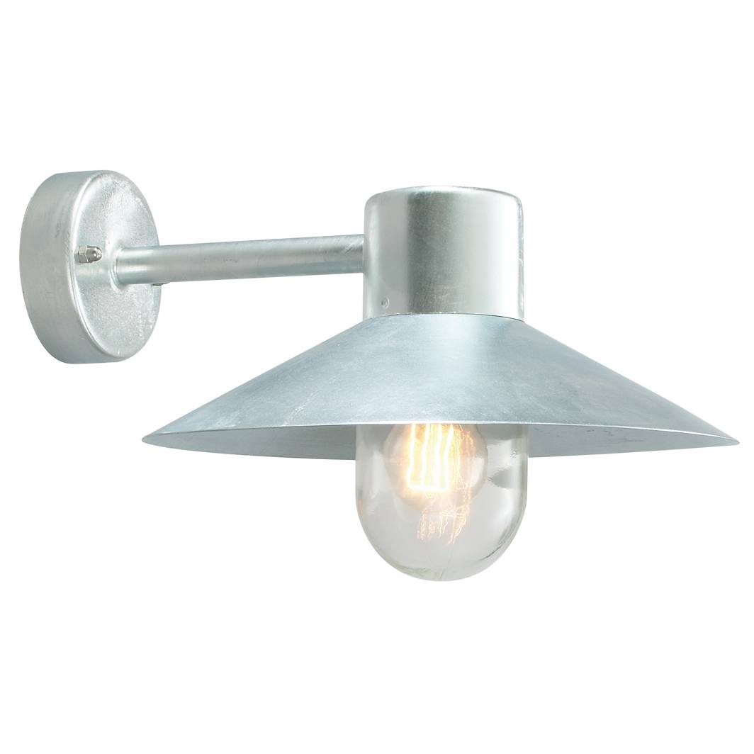 Lund 24x32.5cm Galvanized Steel Wall Light – Schots Home Emporium