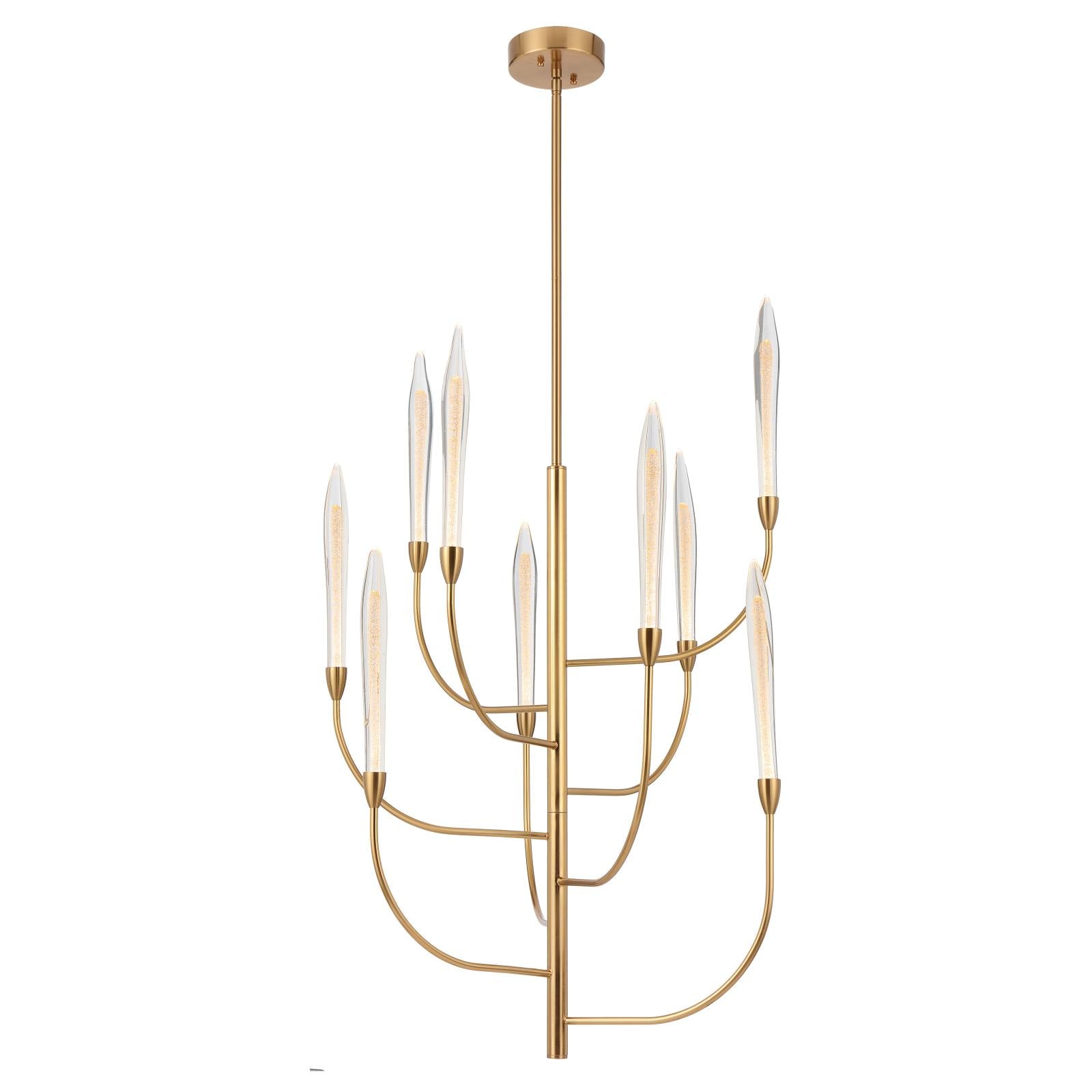 Archer 9 Lights Led, Antique Gold – Schots Home Emporium