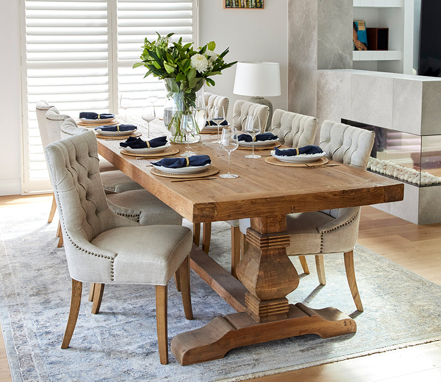Dining Table Size Guide - 4 To 10 Seat Dining Table Size Dimensions ...